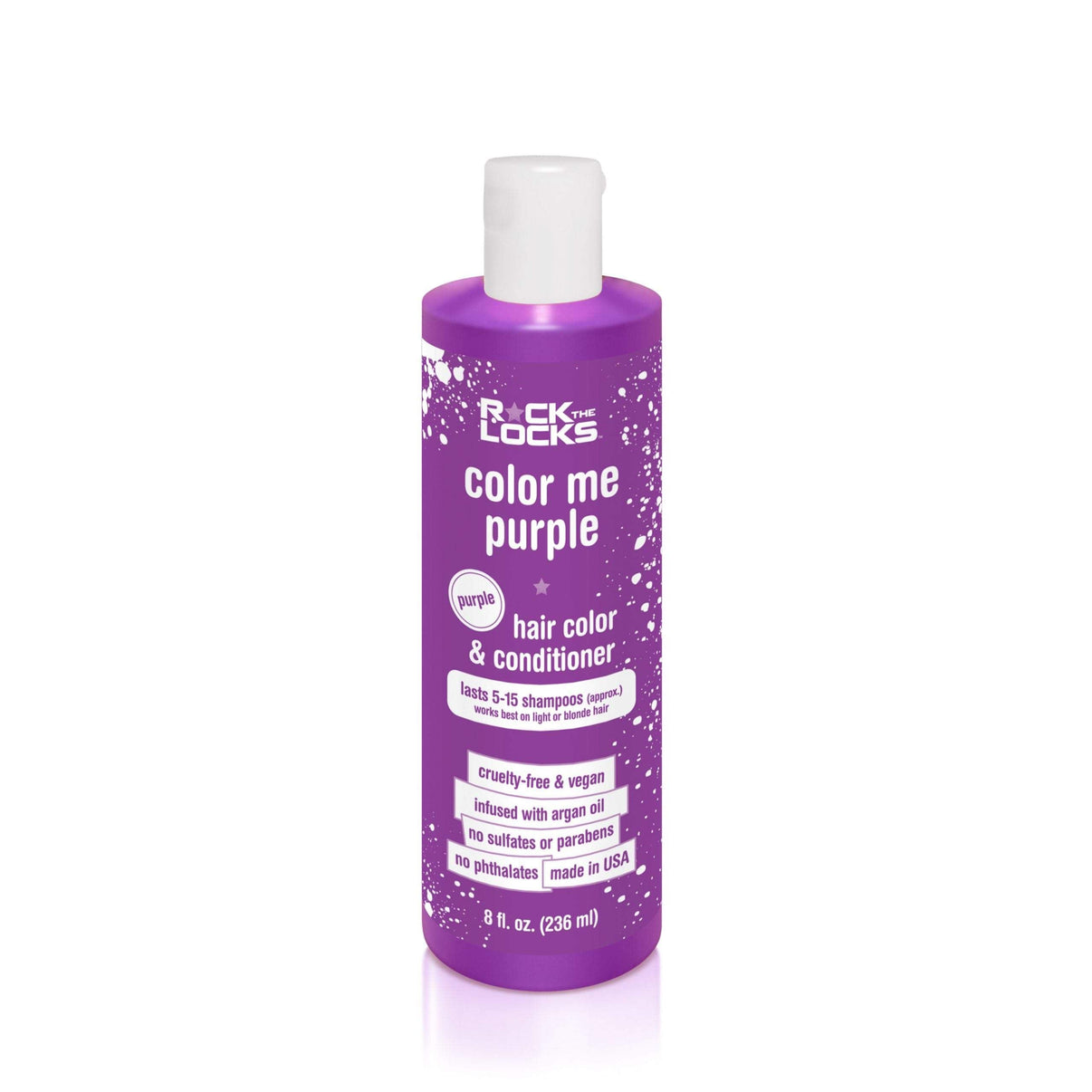 Rock The Locks Purple Hair Color & Conditioner for Vibrant Shades ...